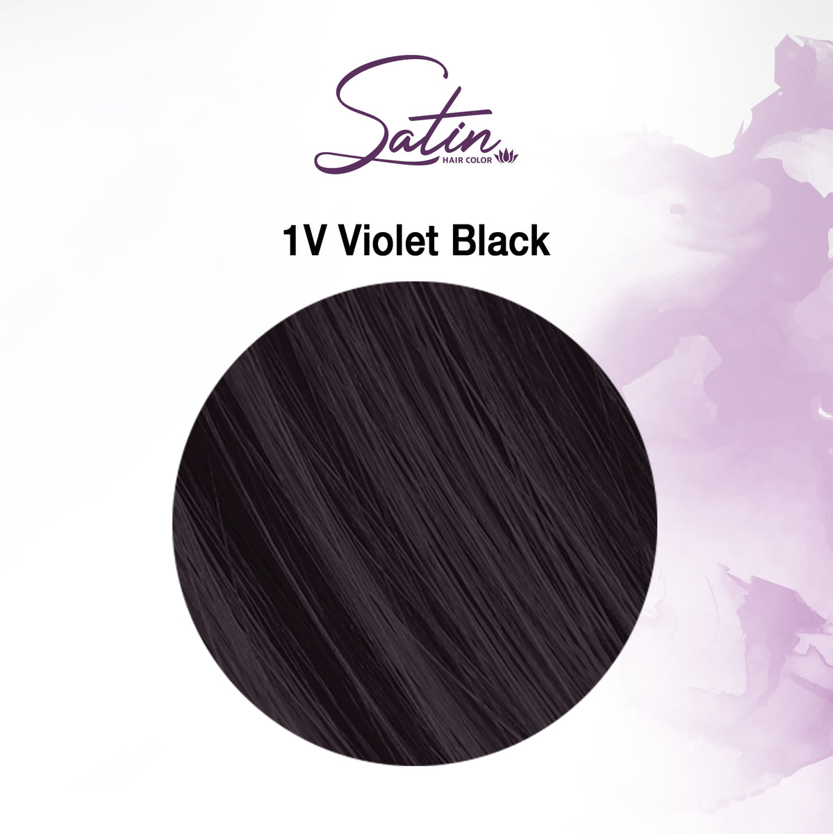 Satin Hair Color Violet Black (1V) | TotallyHairCare