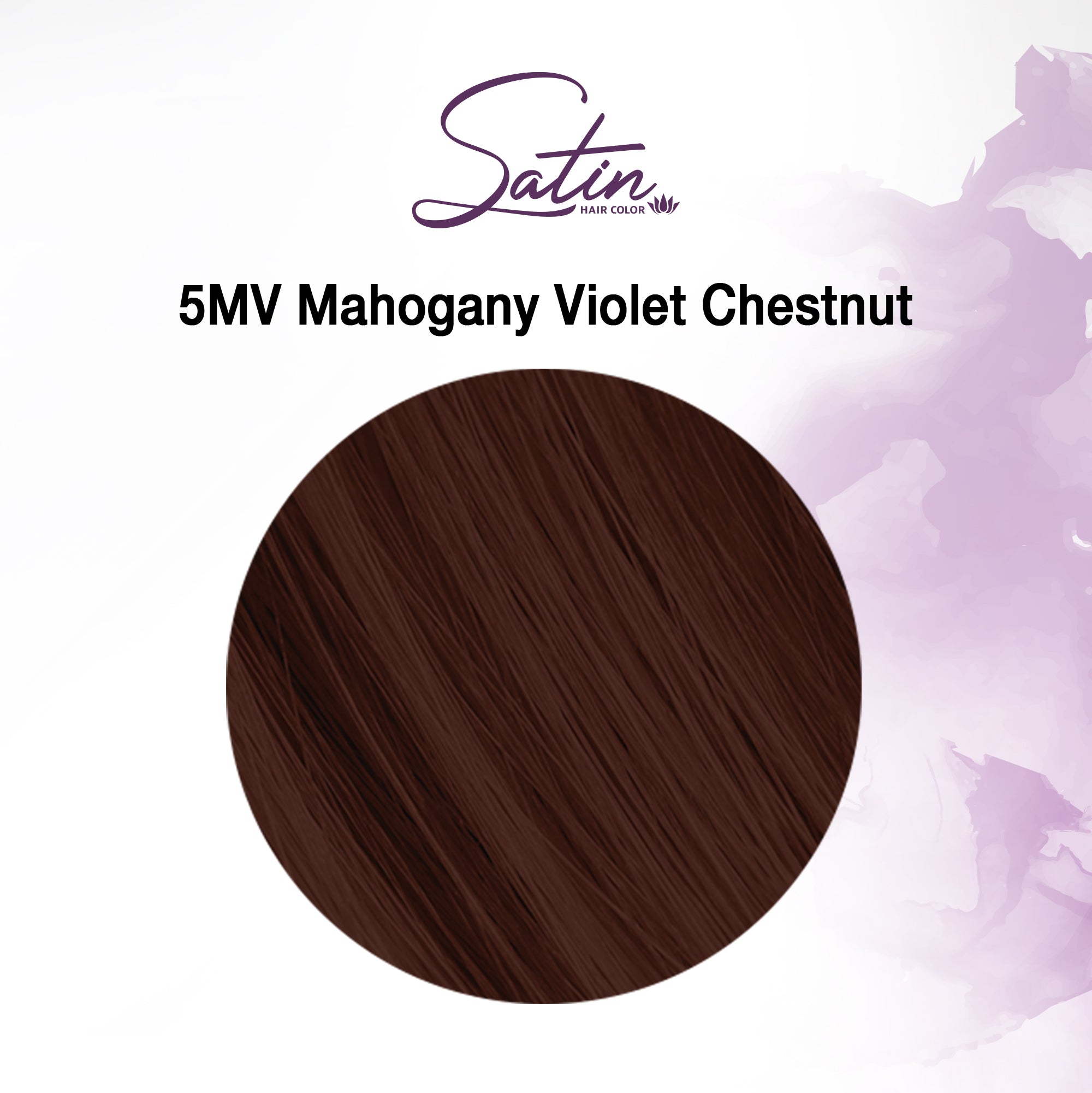 Mahogany Violet Brown Hair Color