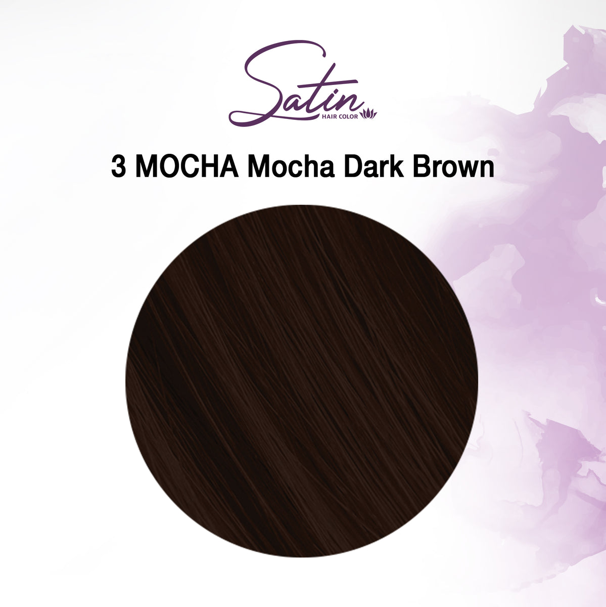 Satin Hair Color Dark Mocha Brown (3 Mocha) | TotallyHairCare