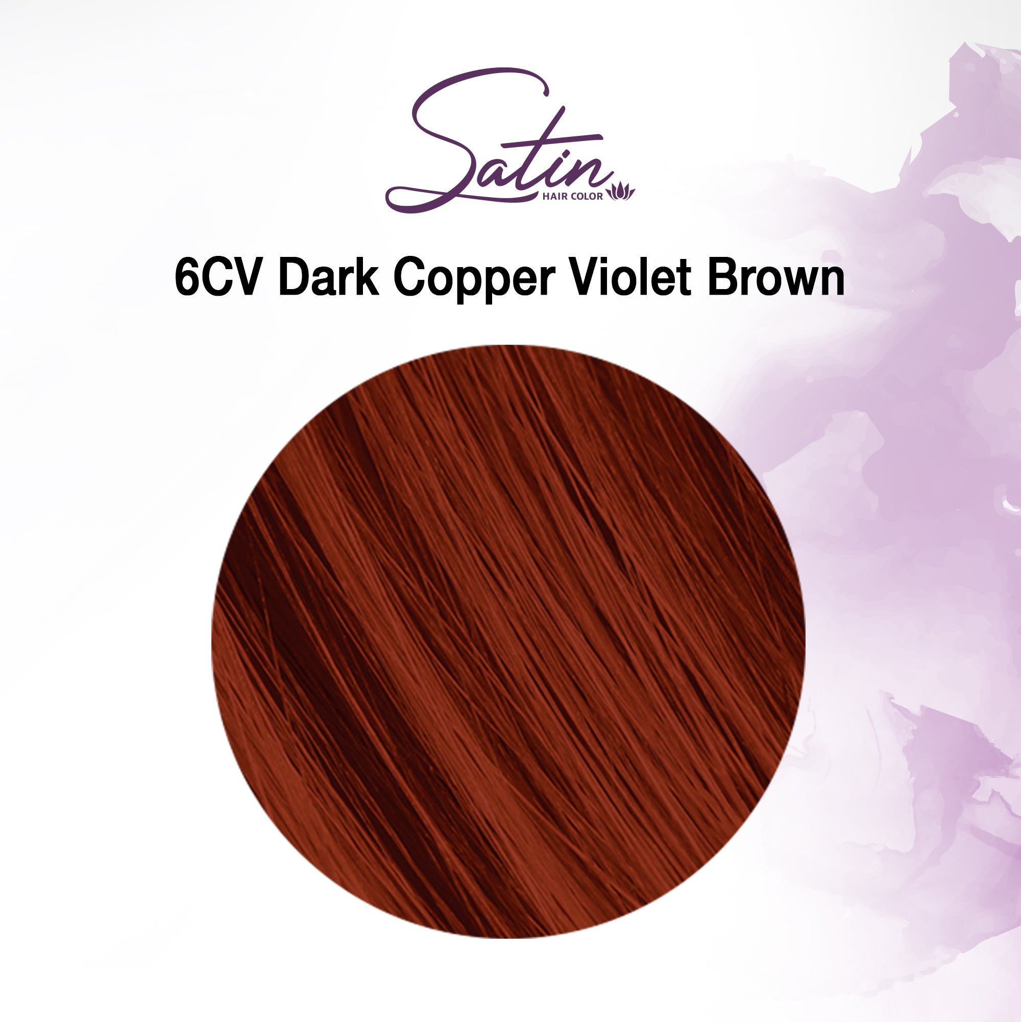 Dark Red Violet Brown Hair Color