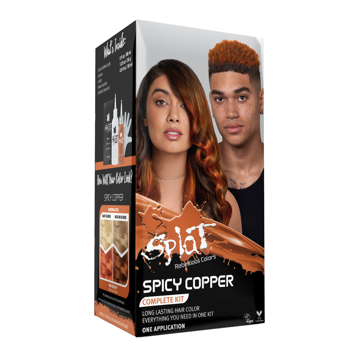 SPLAT SPICY COPPER (COMPLETE KIT) | TotallyHairCare